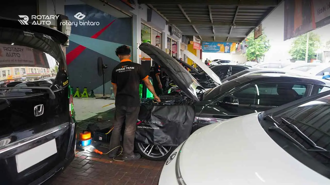Rotary Auto Serpong Bengkel Kaki-Kaki & AC Mobil Terpercaya - Rotary Auto